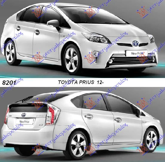 TOYOTA PRIUS 12-16, Online prodaja karoserijskih auto delova i opreme ...