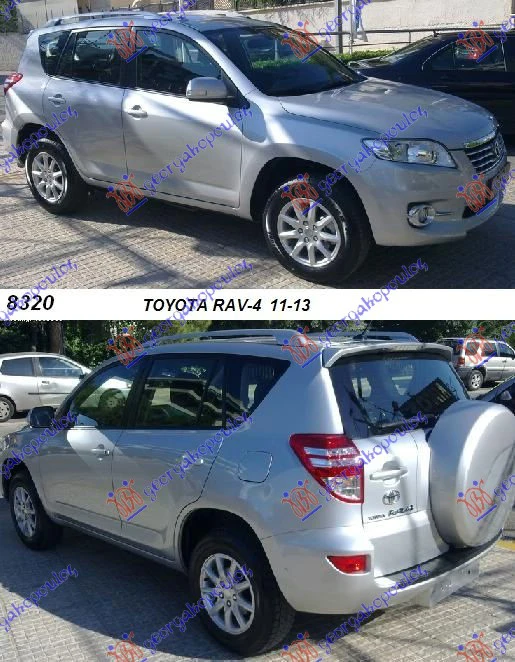 TOYOTA RAV 4 10-12, Online prodaja karoserijskih auto delova i opreme | HILL AUTO